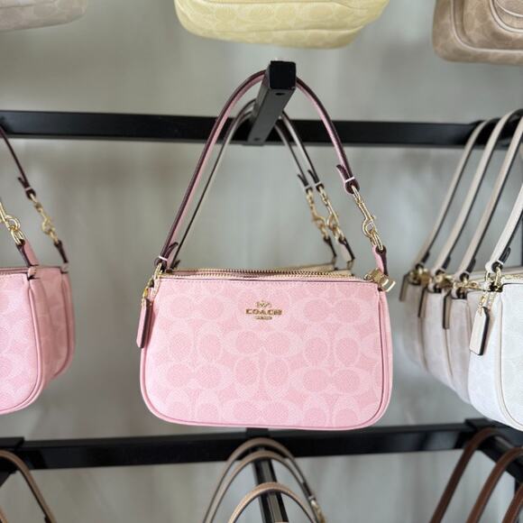 Coach | Bags | Coach Nolita 9 In Signature Canvas Cw426 In Goldpowder ...
